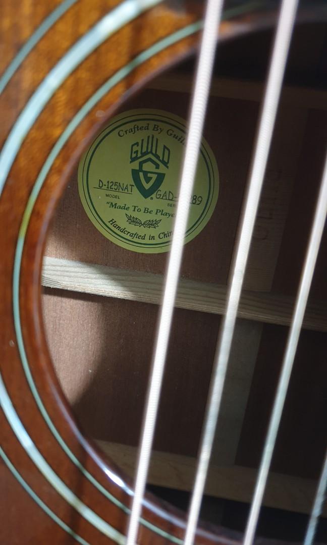 Guild D-125 acoustic guitar, Hobbies & Toys, Music & Media, Musical ...