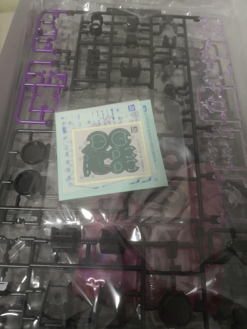Gundam Exia Recirculation Color Neon Purple Ecopla mg Gunpla Model kit ...