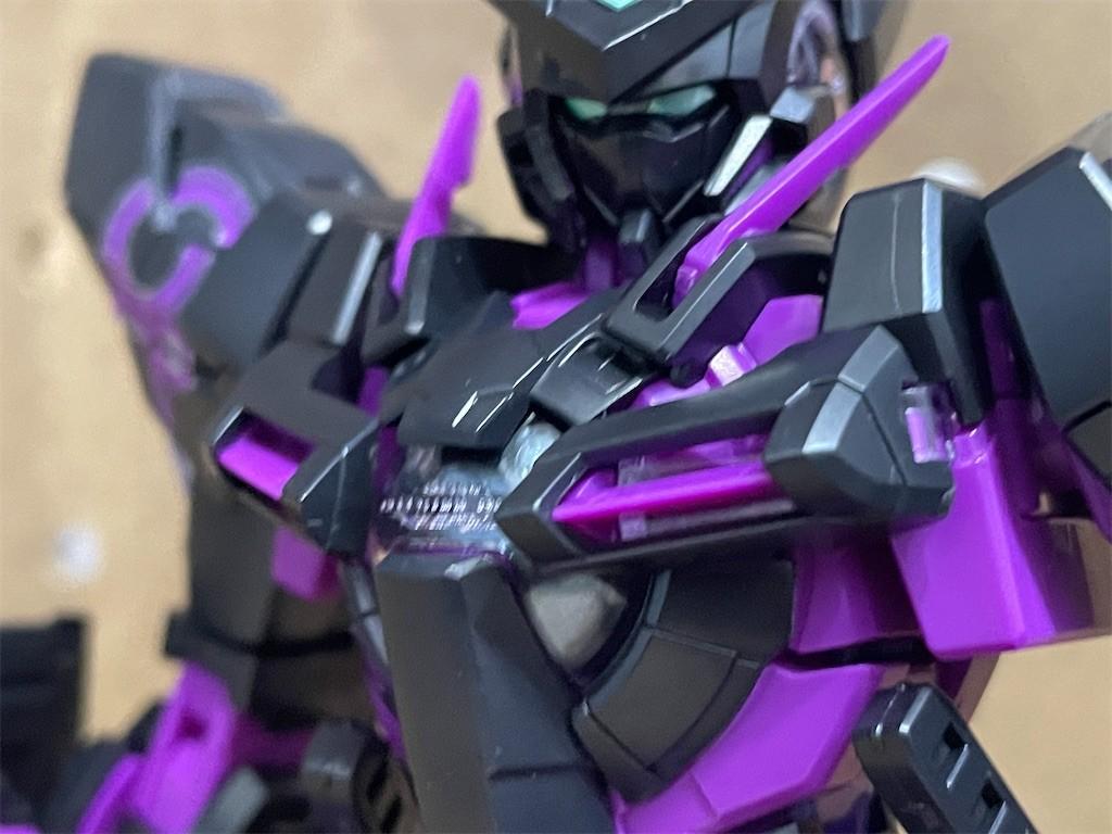 Gundam Exia Recirculation Color Neon Purple Ecopla mg Gunpla Model kit ...