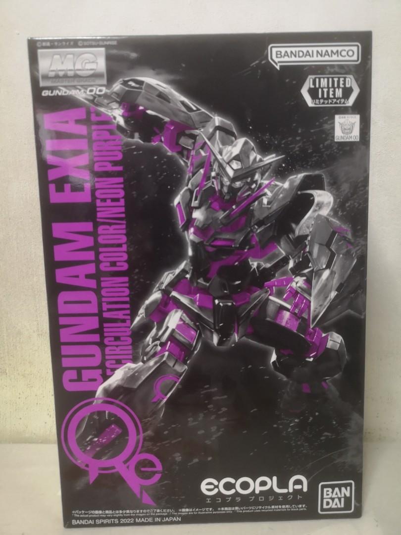 Gundam Exia Recirculation Color Neon Purple Ecopla mg Gunpla Model kit ...