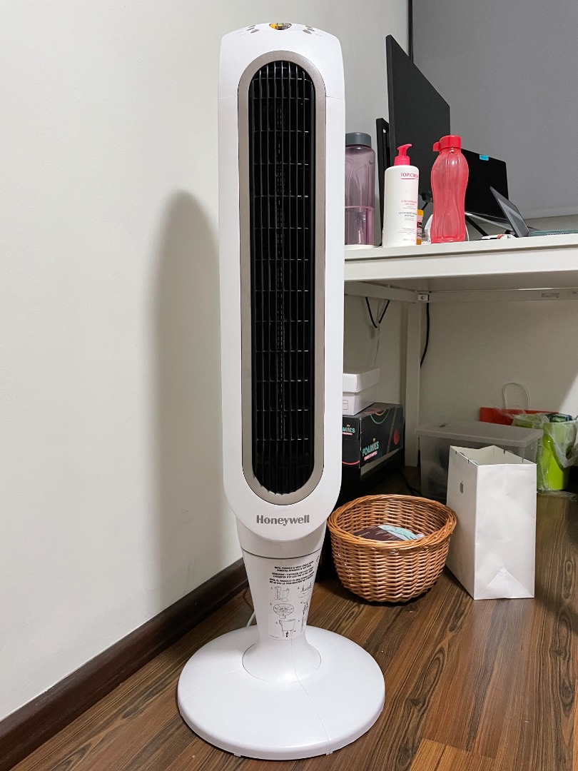 Honeywell Digital Tower Fan with Ionizer HFY045, Furniture & Home ...