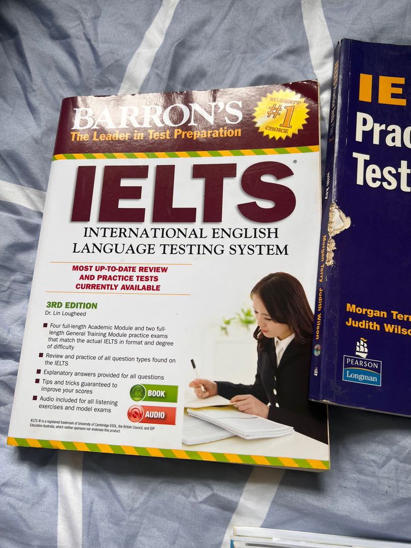 ieLts practice test and barrons ielts book, Hobbies & Toys, Books ...