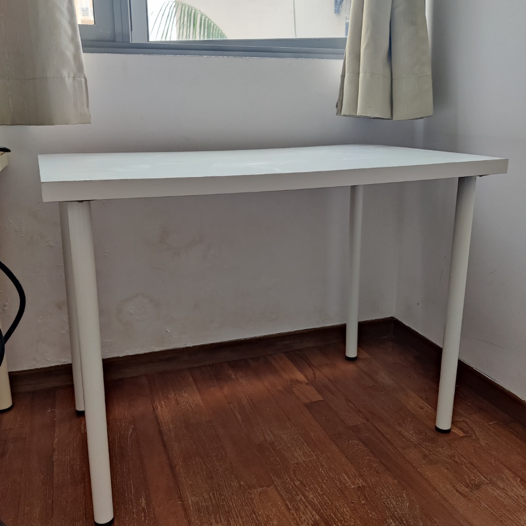 IKEA linnmon adils table, Furniture & Home Living, Furniture, Tables ...