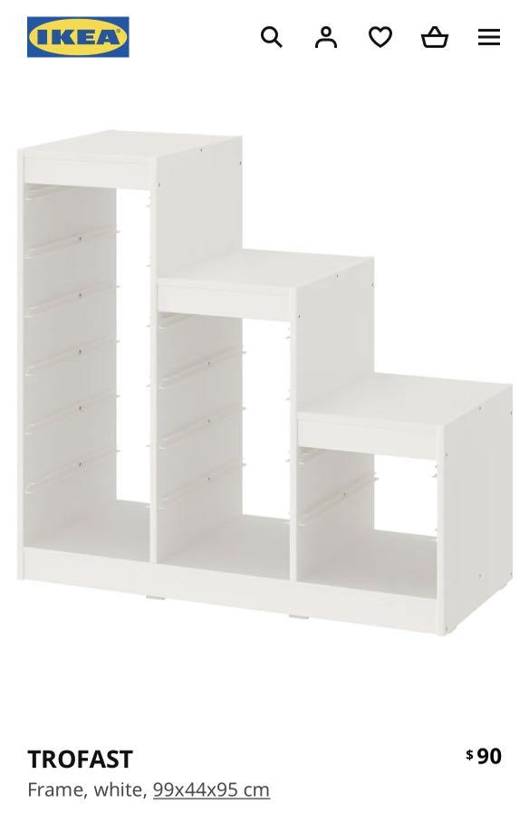 Ikea Trofast Frame, Furniture & Home Living, Furniture, Shelves ...