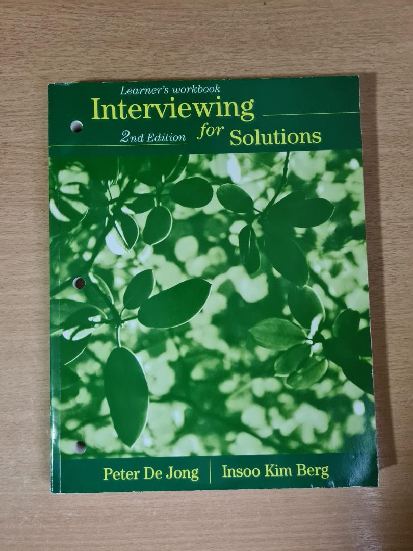 Interviewing for Solutions, 2nd Ed., Hobbies & Toys, Books & Magazines, Textbooks on Carousell