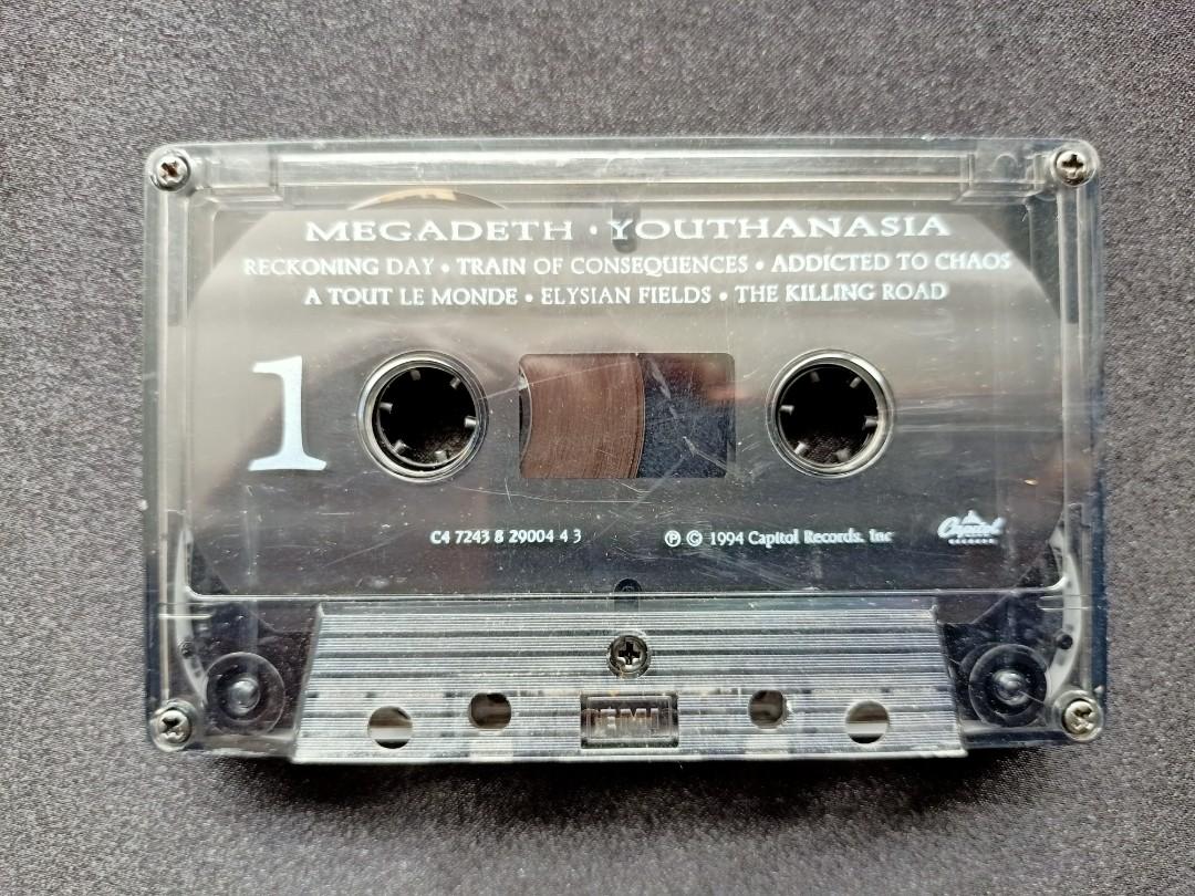 Kaset Megadeth Youthanasia Hobbies And Toys Music And Media Cds And Dvds