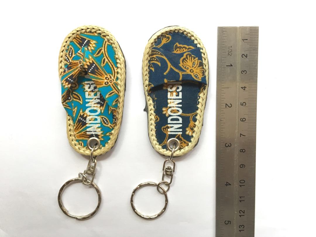 Keychains from Indonesia (Batik slipper), Hobbies & Toys, Stationery ...
