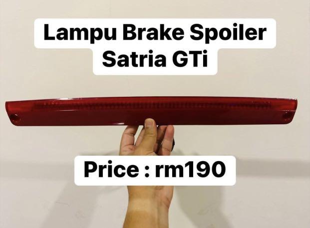 Lampu Brake Spoiler Satria GTi, Auto Accessories on Carousell