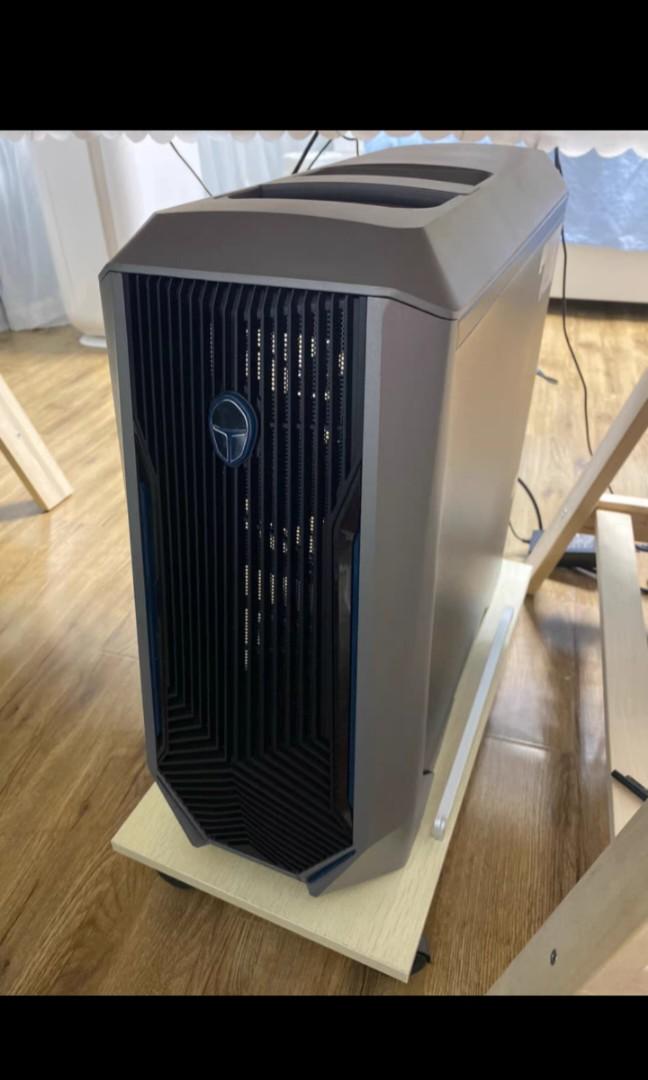 Large Desktop Stand 55cm x 24cm Movable with Wheels CPU Rolling Stand ...