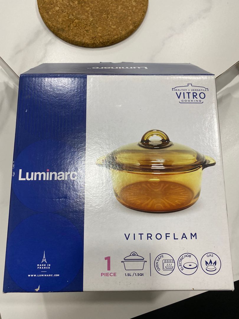 Luminarc Pot 1.5L, Furniture & Home Living, Kitchenware & Tableware ...