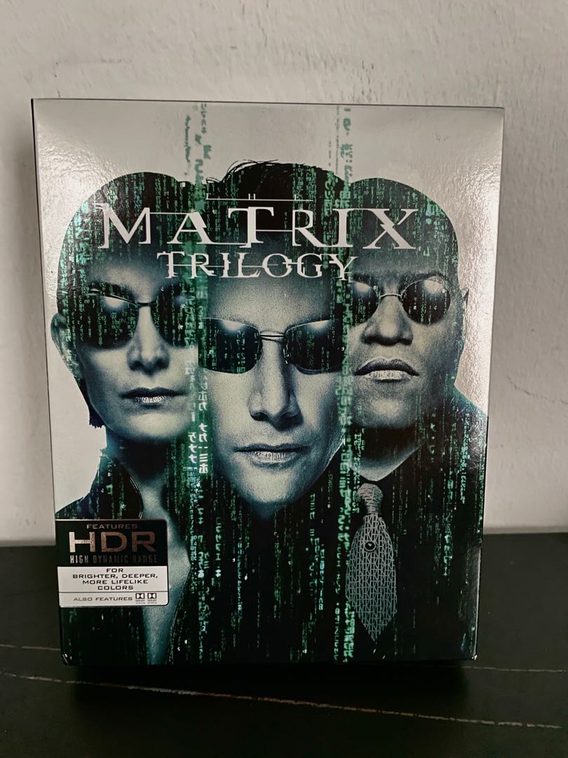 Matrix Trilogy Box Set 4K Blu Ray, Hobbies & Toys, Music & Media, CDs ...