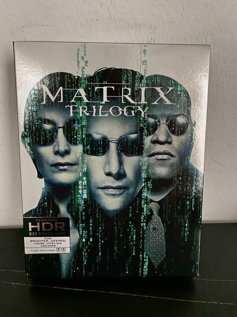 Matrix Trilogy Box Set 4K Blu Ray, Hobbies & Toys, Music & Media, CDs ...