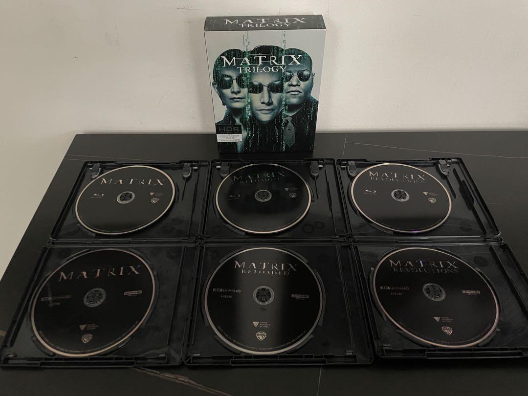 Matrix Trilogy Box Set 4K Blu Ray, Hobbies & Toys, Music & Media, CDs ...