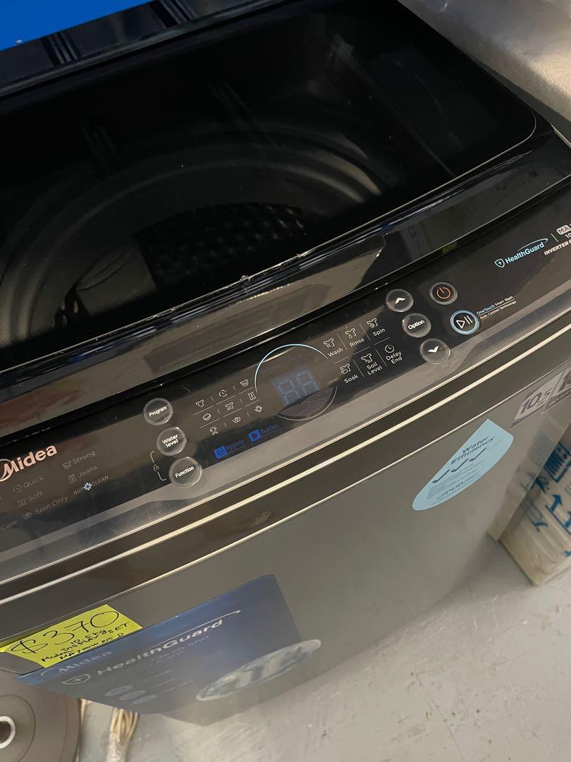 MIDEA MA200W105D TOP LOAD WASHER (10.5KG) Display set/ New $370 One ...