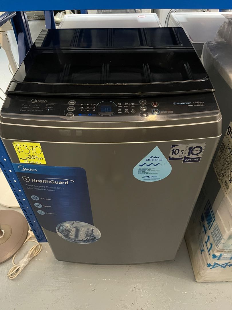 MIDEA MA200W105D TOP LOAD WASHER (10.5KG) Display set/ New $370 One ...