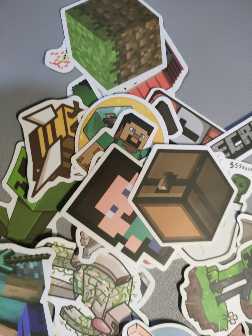 Minecraft stickers, Hobbies & Toys, Stationery & Craft, Stationery ...