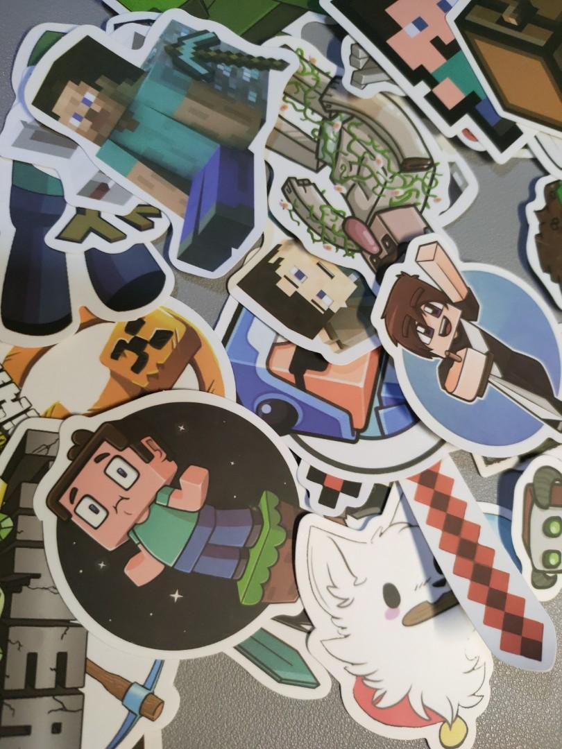 Minecraft stickers, Hobbies & Toys, Stationery & Craft, Stationery ...
