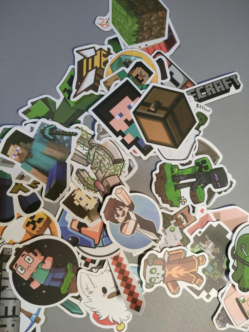 Minecraft stickers, Hobbies & Toys, Stationery & Craft, Stationery ...