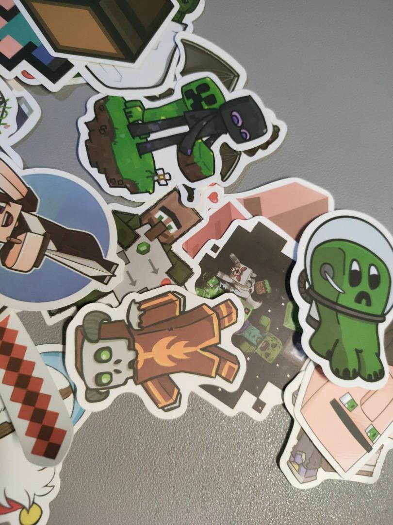 Minecraft stickers, Hobbies & Toys, Stationery & Craft, Stationery ...