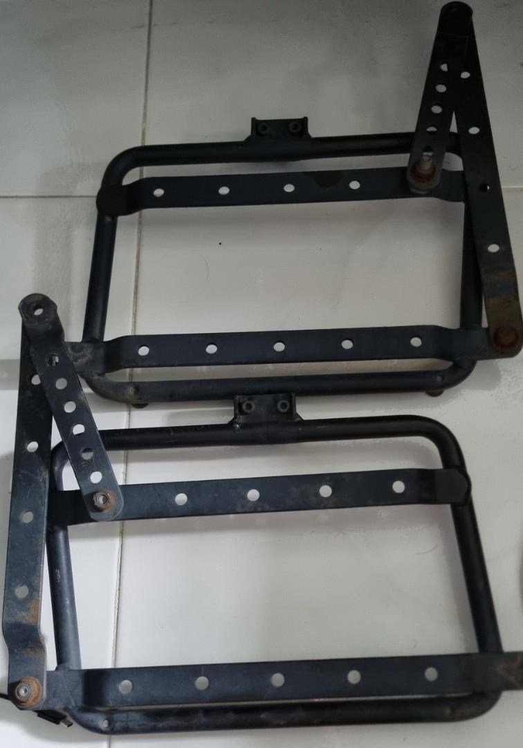Motorcycle rack for side top box, Motorcycles, Motorcycle Accessories ...