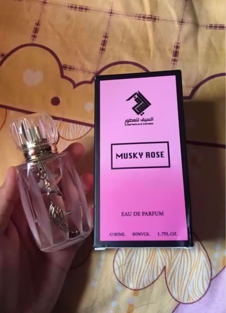 Musky Rose Perfume Original, Beauty & Personal Care, Fragrance ...