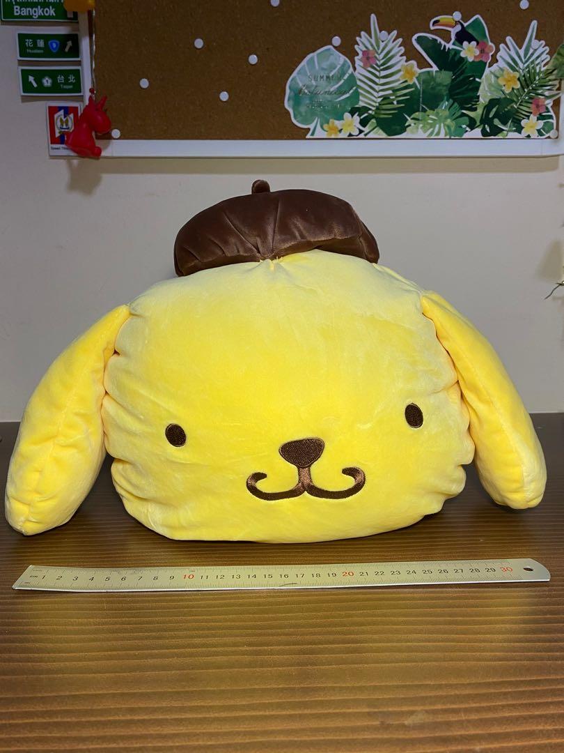 (NEW, 40cm) Sanrio PomPomPurin Giga Jumbo Lying Down Plushy Plush Toy ...