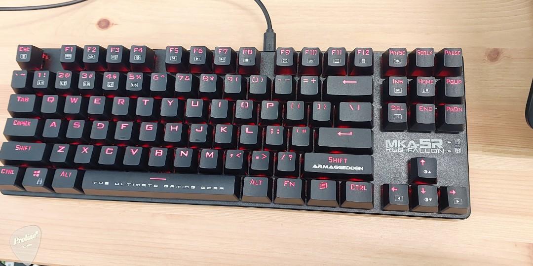 New Armageddon MKA-5R keyboard, Computers & Tech, Parts & Accessories ...