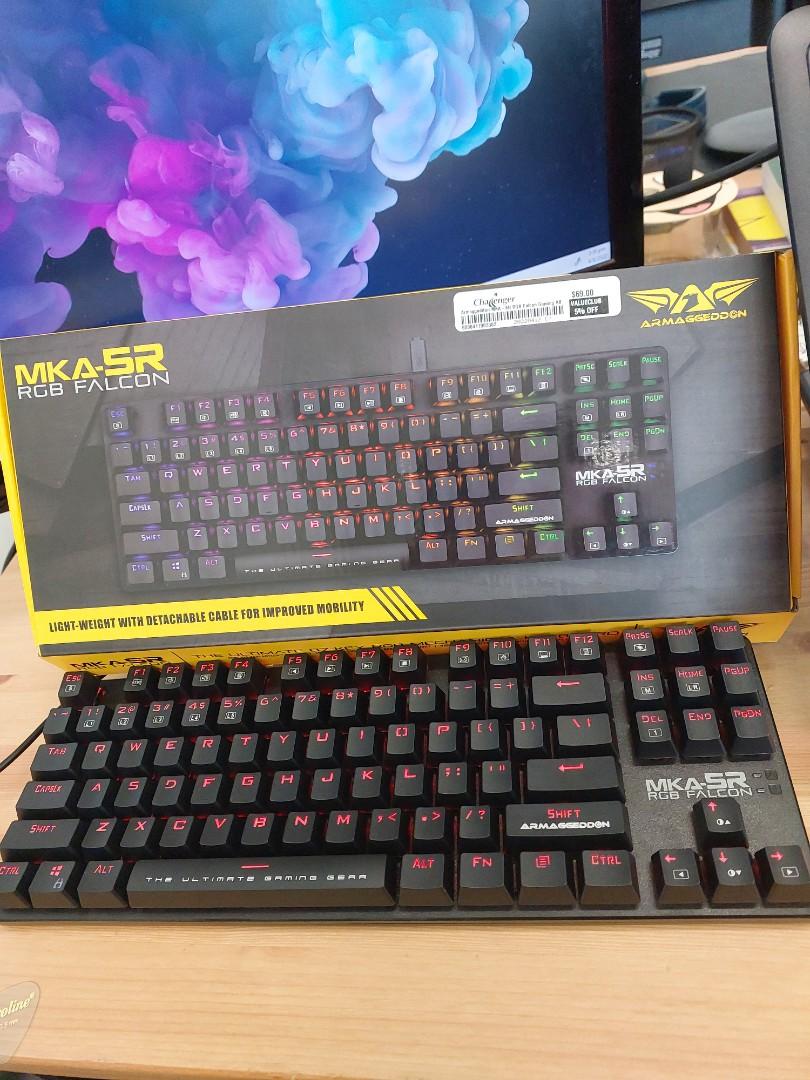 New Armageddon MKA-5R keyboard, Computers & Tech, Parts & Accessories ...