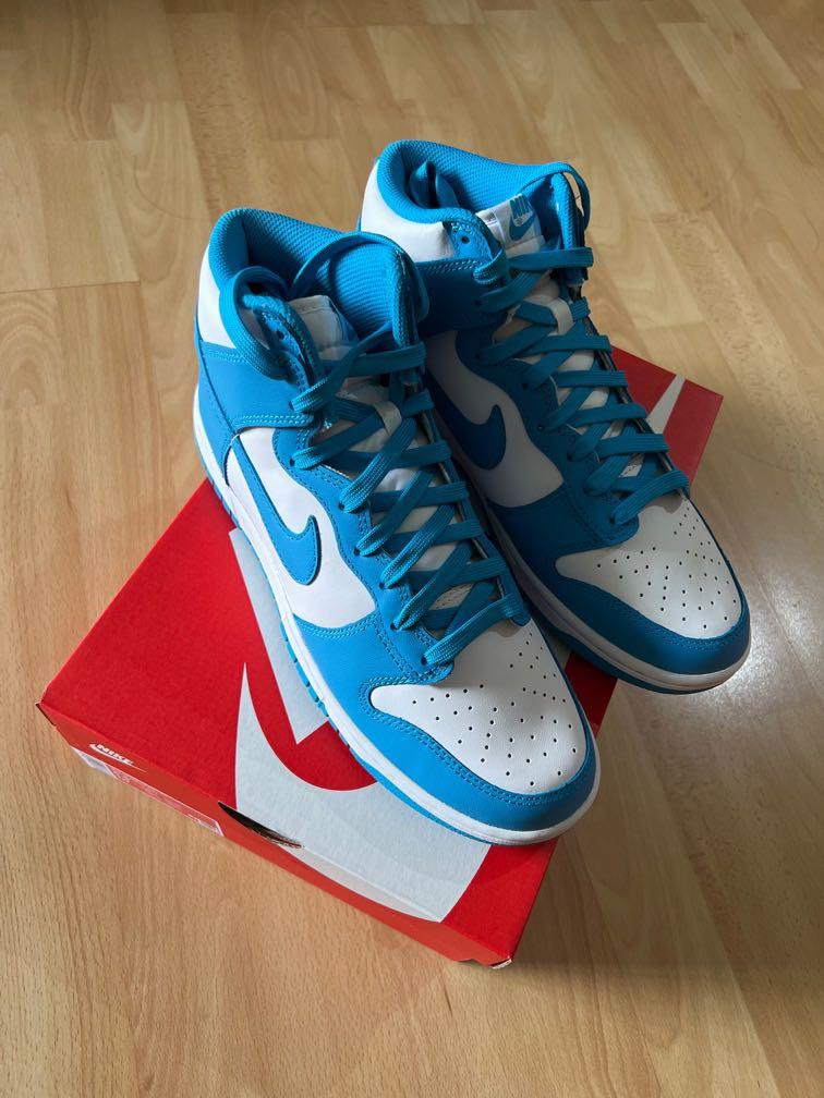 Nike Dunk High Retro Laser Blue, Men's Fashion, Footwear, Sneakers on ...