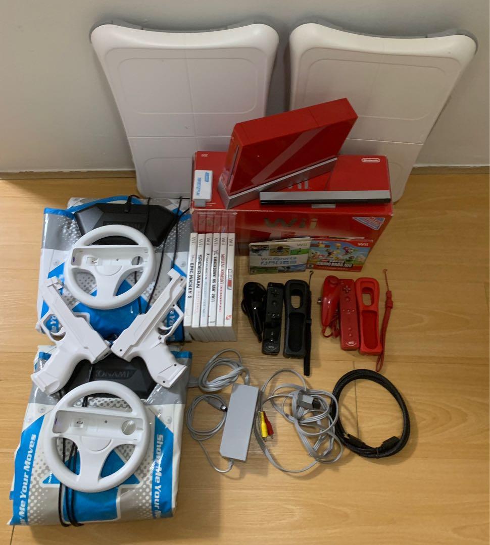 **Final price already**Nintendo Wii special edition red with extras ...