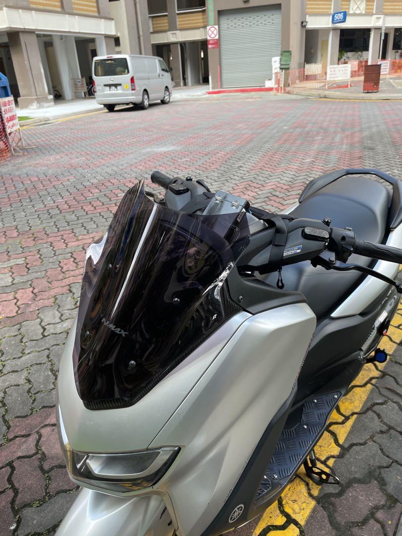 nmax V2 windshield smoke, Motorcycles, Motorcycle Accessories on Carousell