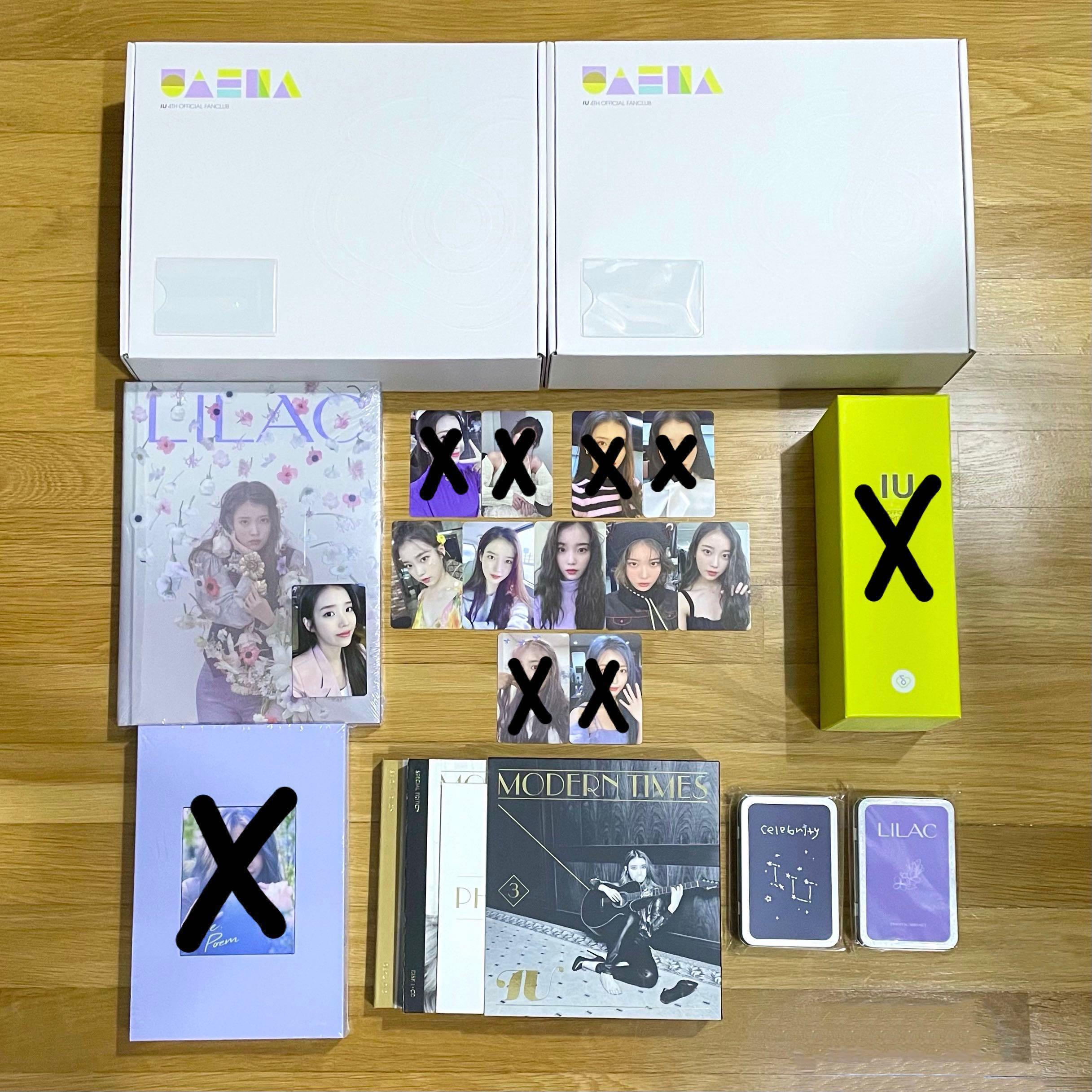 OFFICIAL IU UAENA 4th Generation Gen Fanclub FanKit Kit 2019 Concert ...
