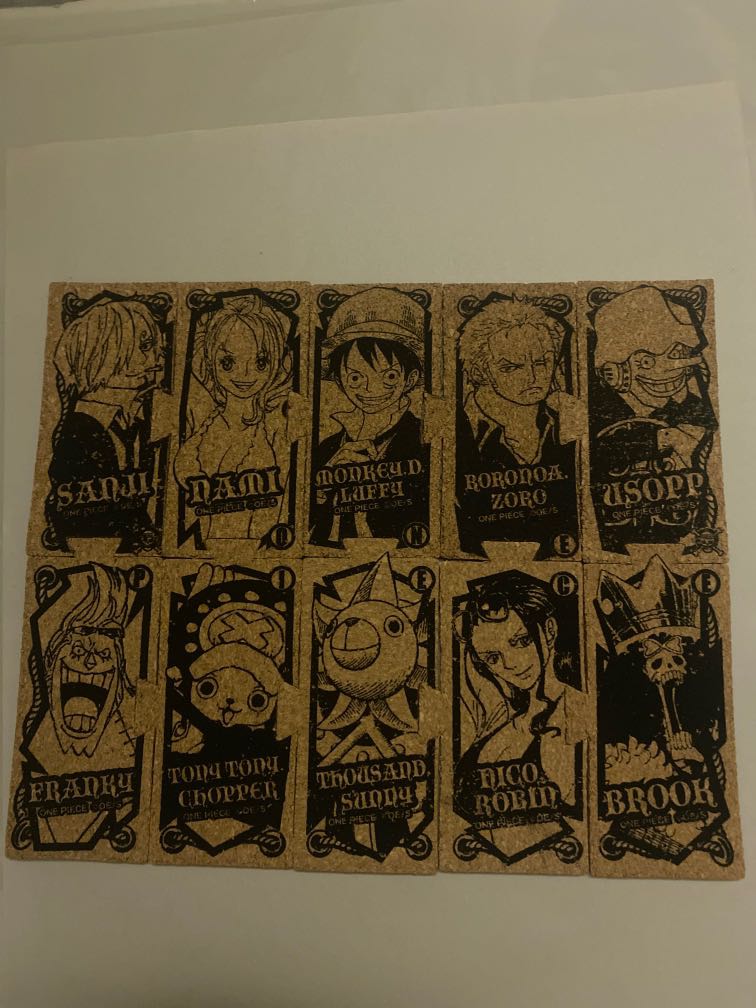 One Piece Anime Cork Puzzle collection set, Hobbies & Toys, Memorabilia ...