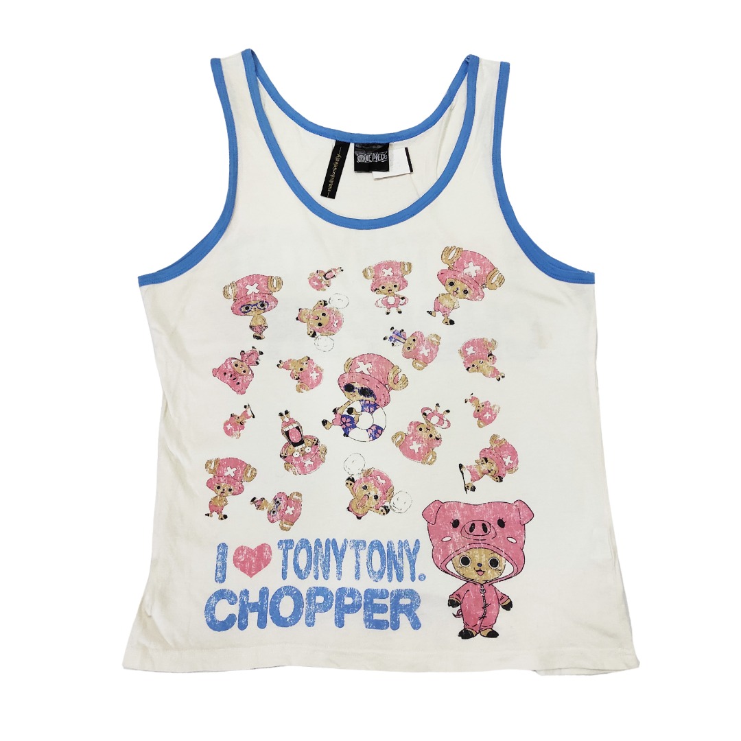 One Piece x Neutral Infinity I Love Tony Tony Chopper Tank Top, Men's ...