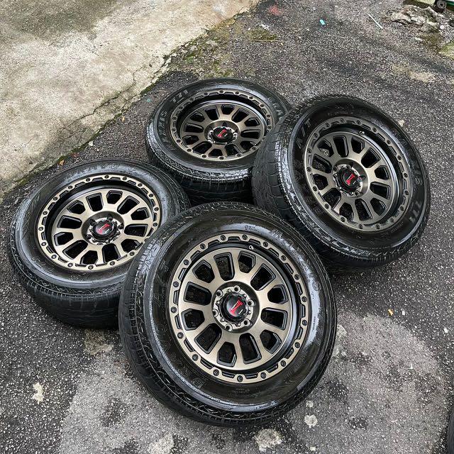 Ori Lenso Max 18 inch sport rim Ford Ranger tyre 70%, Auto Accessories ...
