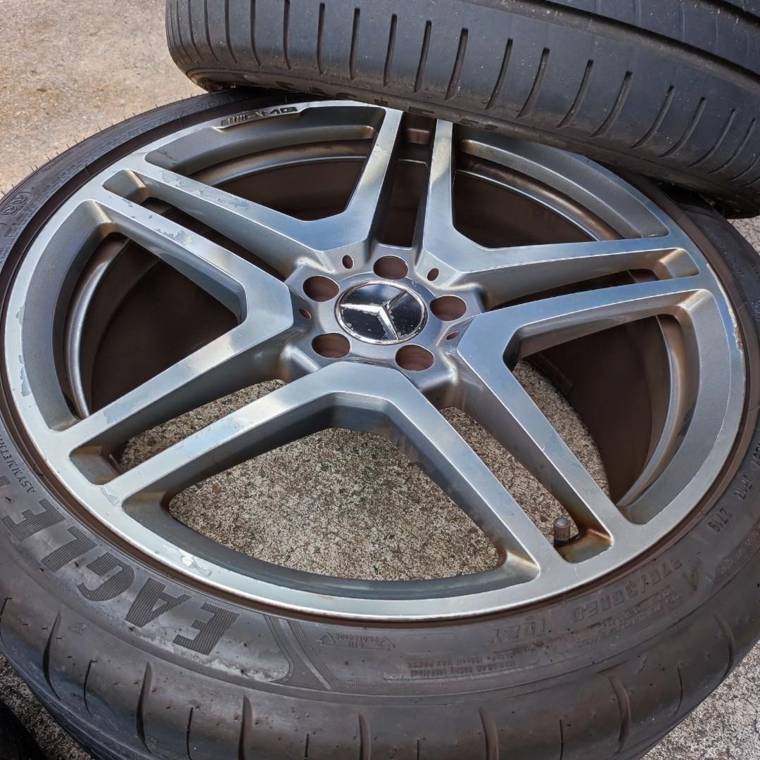 *Original* Mercedes-Benz AMG Staggered 20" 5 Twin-Spoke Rims & Tyres ...