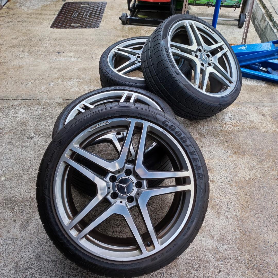 *Original* Mercedes-Benz AMG Staggered 20" 5 Twin-Spoke Rims & Tyres ...