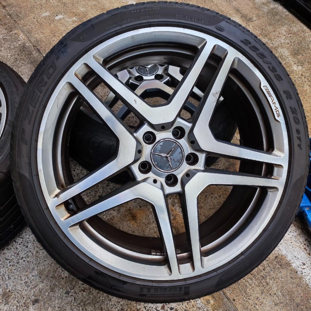 *Original* Mercedes-Benz AMG Staggered 20" 5 Twin-Spoke Rims & Tyres ...