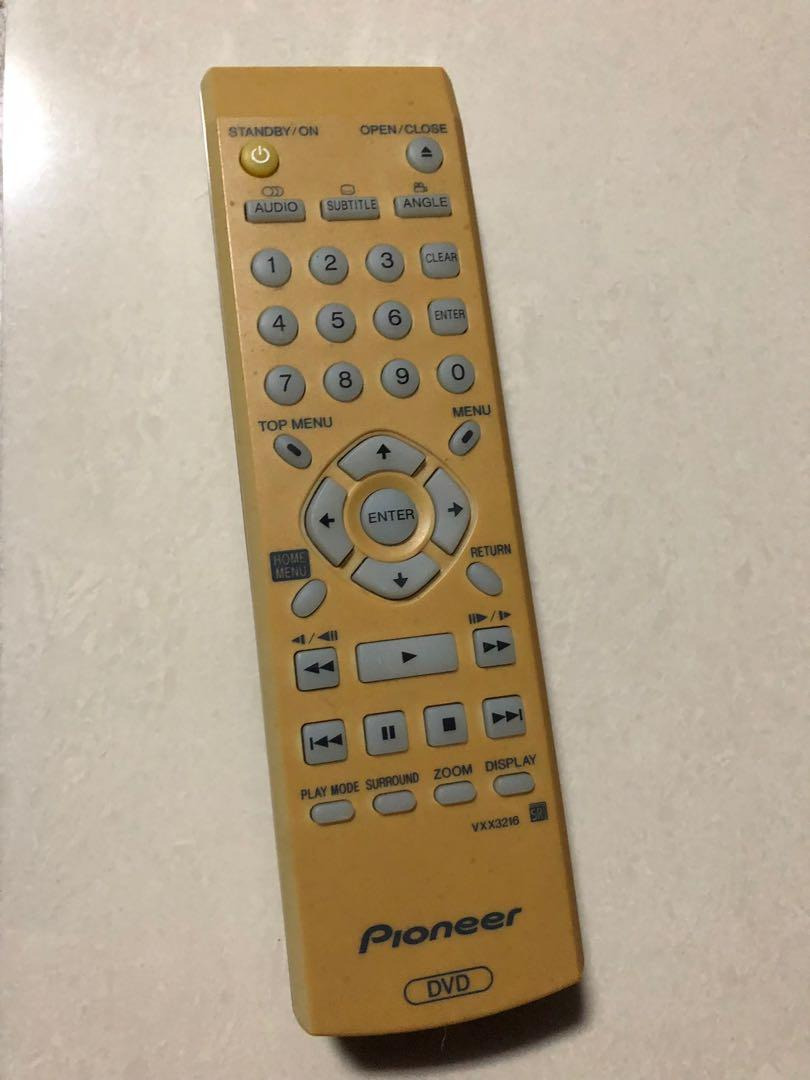 Original pioneer dvd remote control, TV & Home Appliances, TV ...