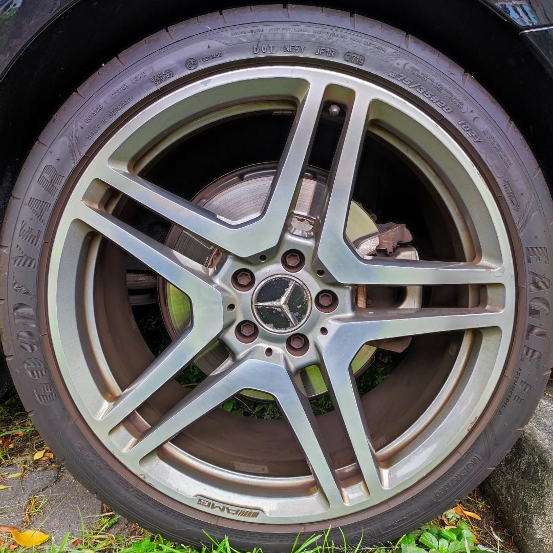 *Original* Mercedes-Benz AMG Staggered 20" 5 Twin-Spoke Rims & Tyres ...