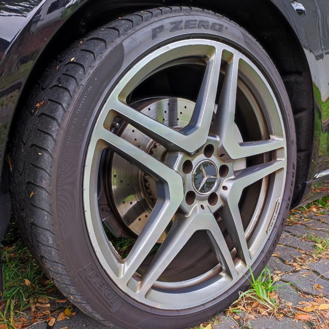 *Original* Mercedes-Benz AMG Staggered 20" 5 Twin-Spoke Rims & Tyres ...