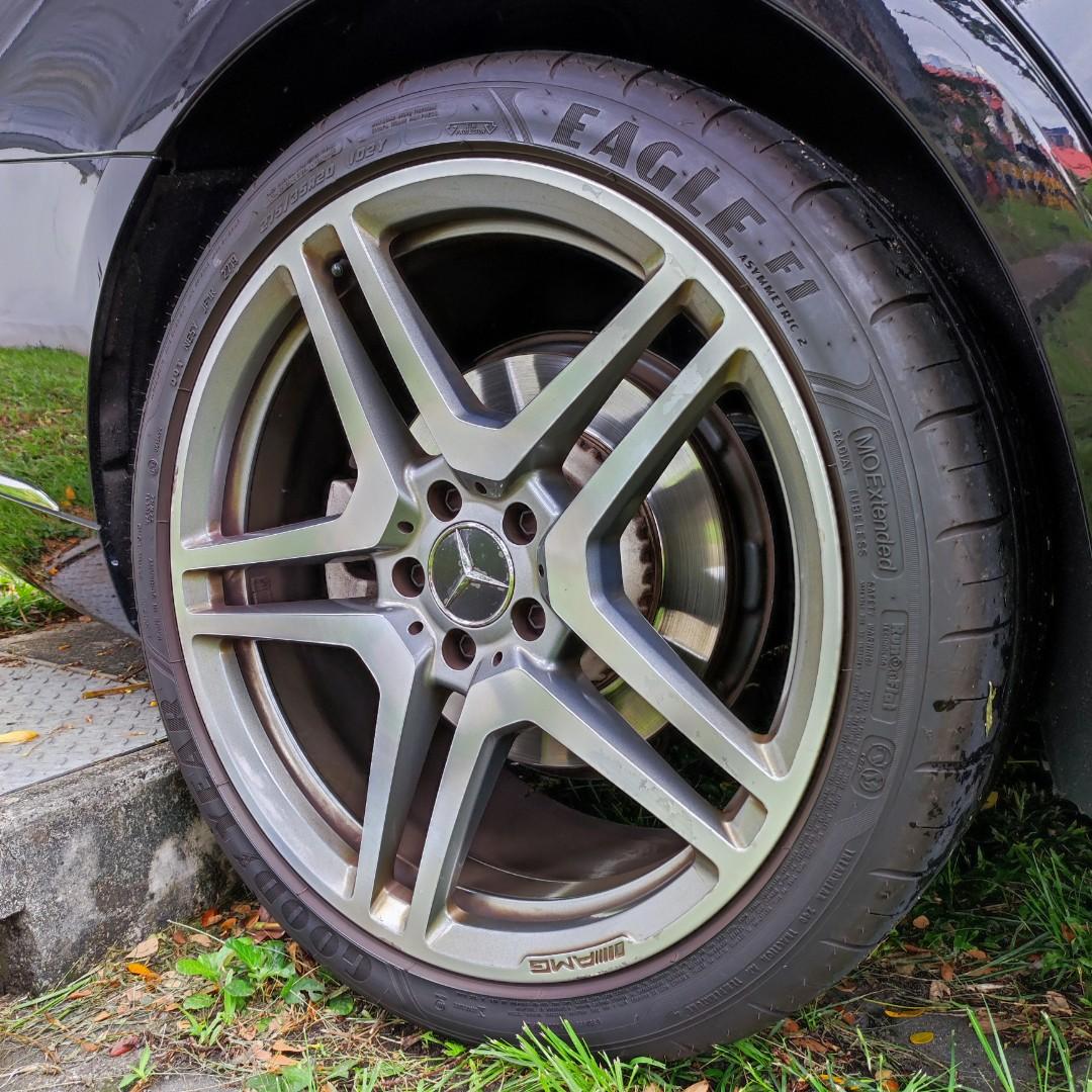 *Original* Mercedes-Benz AMG Staggered 20" 5 Twin-Spoke Rims & Tyres ...