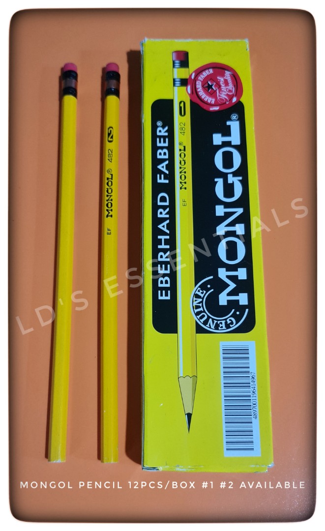 PENCILS original mongol #1 , #2 , Nataraj Neon pencil , frozen, Hobbies ...