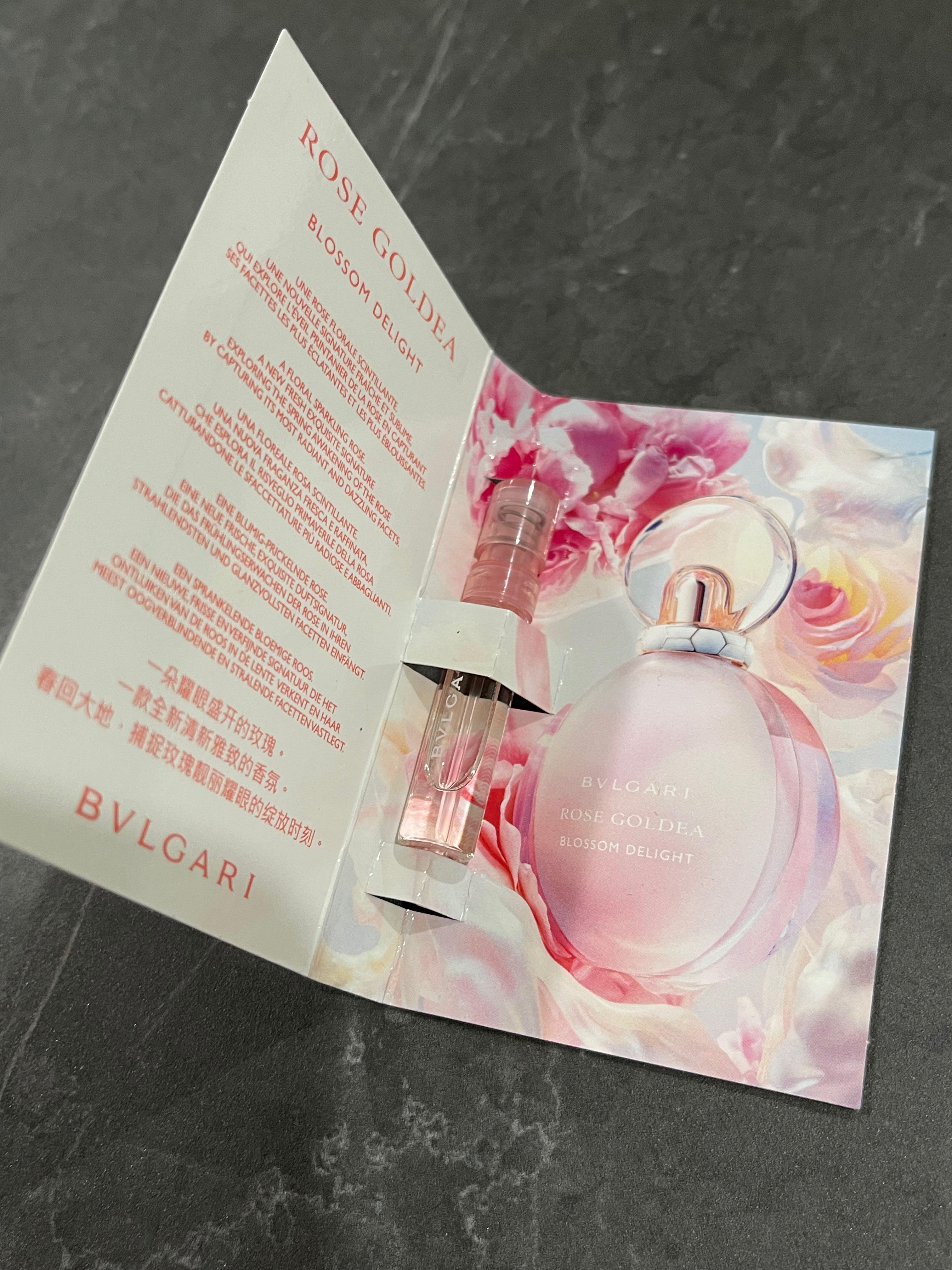 Perfume sample BVLGARI rose goldea EDT 1.5ml / YSL libre EDP 1.2ml ...