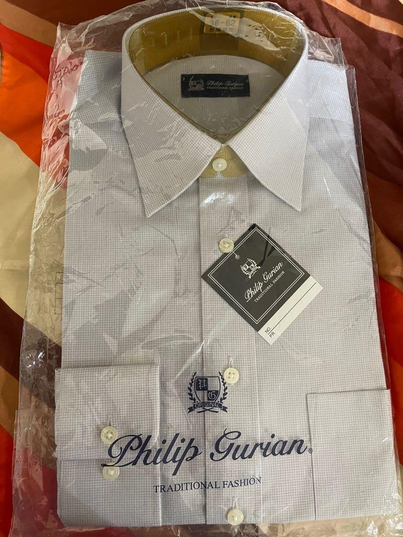 Philip Gurian Longsleeve Polo, Luxury, Apparel on Carousell