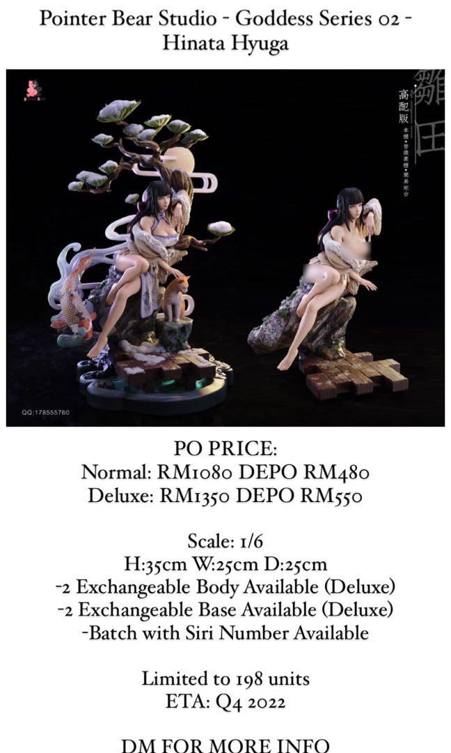 Pointer Bear Studio - Goddess Series 02 - Hinata Hyuga, Hobbies & Toys, Toys & Games on Carousell