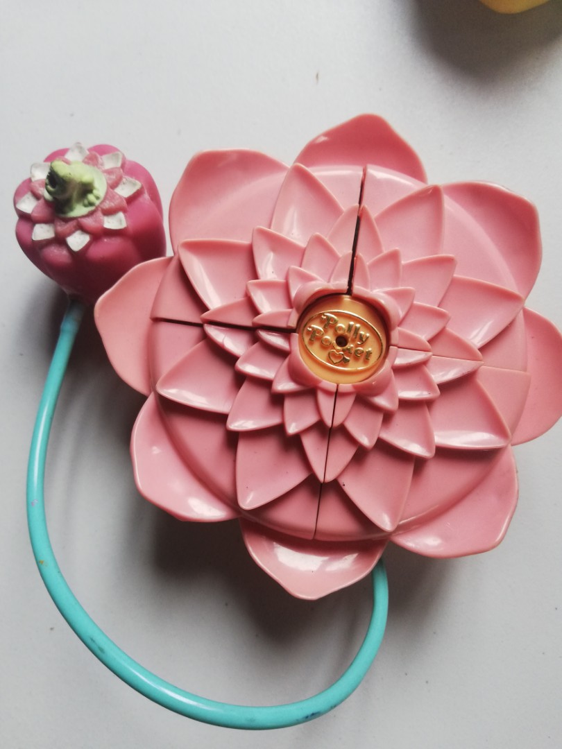 Polly Pocket Pink Lotus Flower Magical Lily Pad Spray 1996, Hobbies ...
