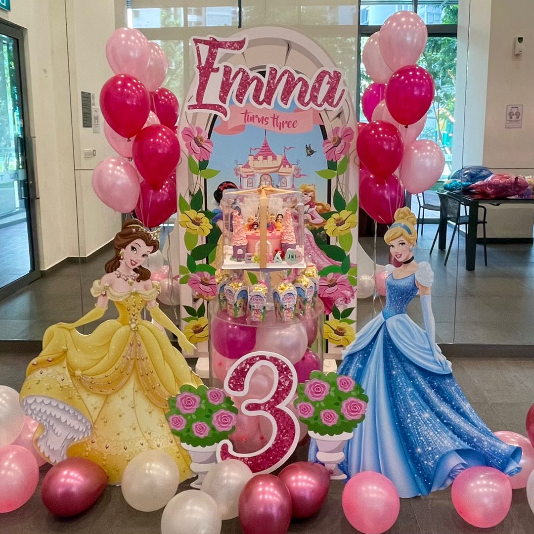 Princess theme birthday setup, Hobbies & Toys, Stationery & Craft ...