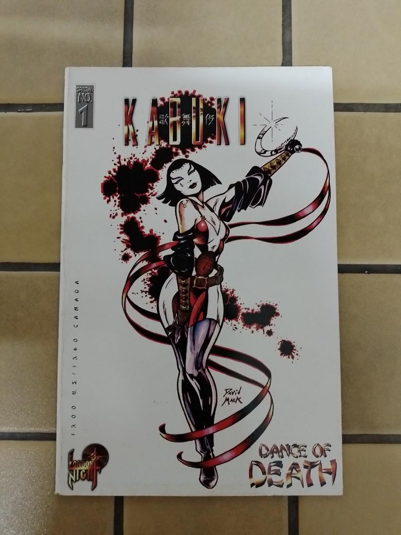Rare Issue! Kabuki: Dance Of Death #1 ( David Mack - Cover Art ) London ...
