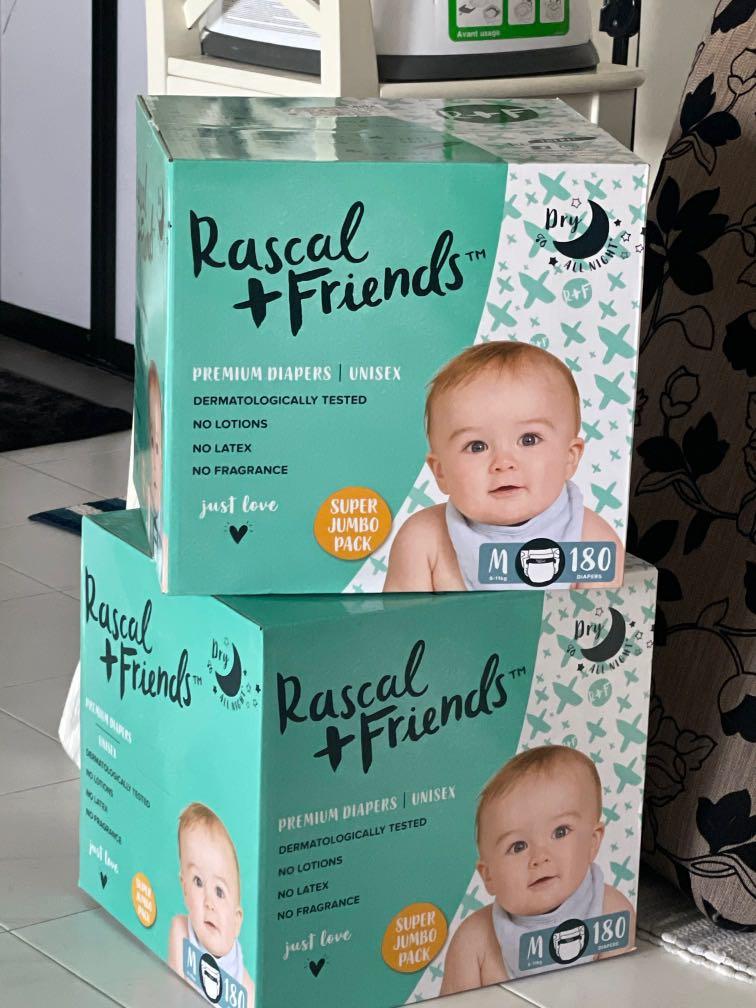 Rascal + Friends Diapers (M, Tape), Babies & Kids, Bathing & Changing ...